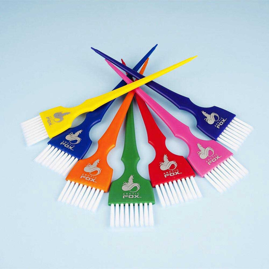 Arctic Fox Rainbow Tint Brush Set - Professional Hair Coloring Brushes ...