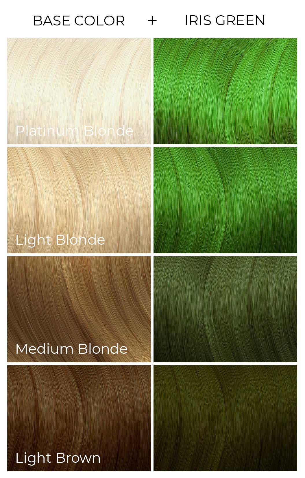 Arctic Fox Iris Green - Forest Green Semi-Permanent Hair Color – Coral ...